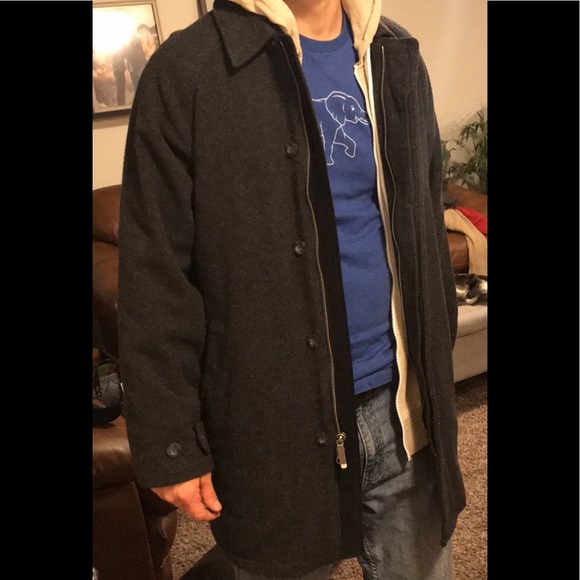 Woolrich | Jackets & Coats | Woolrich Mens Large Overcoat | Poshmark